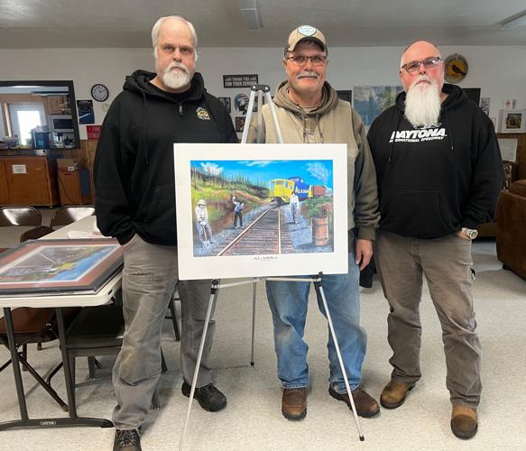 Alaska Railroad 2024 art print comes home to Cantwell | Kris Capps ...