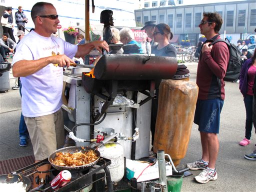 Reindeer dogs from Alaska's cranky hot dog vendor | Food | newsminer.com