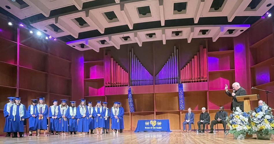 Graduation ceremony honors the 12 graduates of Monroe Catholic High ...