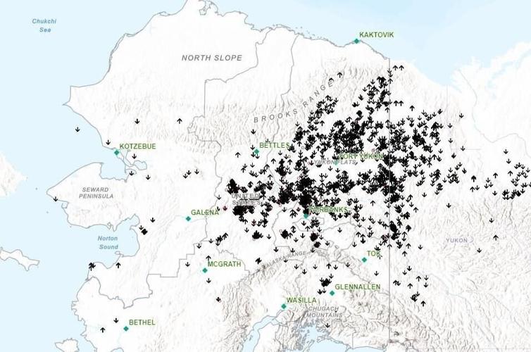 Lightning sparks several new fires in an already record season | Alaska ...