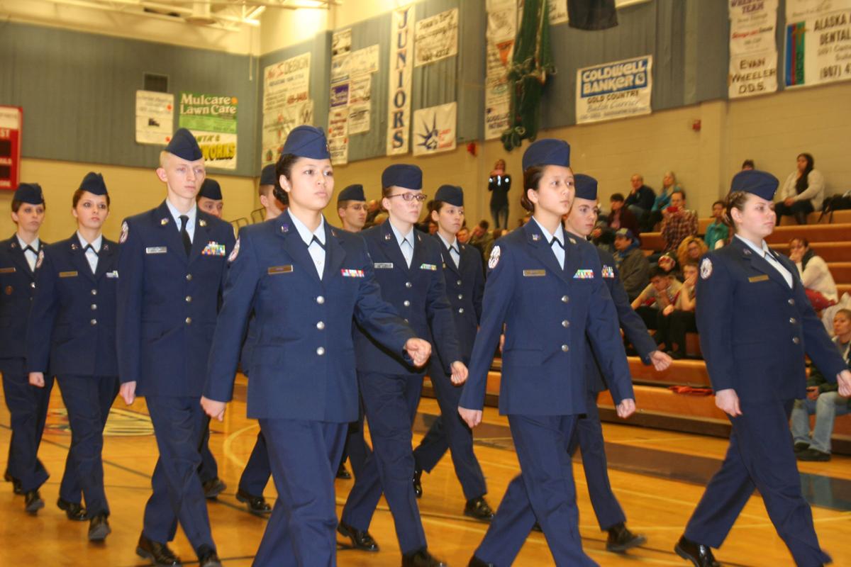JROTC cadets assemble for drill competition | Local News | newsminer.com