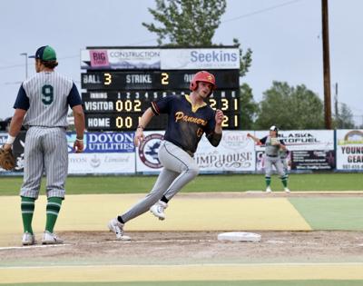 Logan Drummond dominates at the plate as Goldpanners defeat Seals, 14-1 ...
