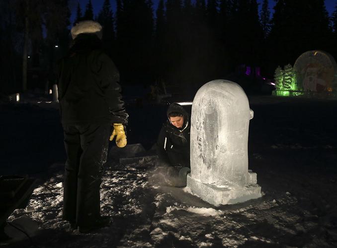 Young artists chip and chisel in junior ice carving competition | Local ...