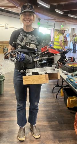 Happy customers scoop up tools at Chena Tool Library Tool Swap | Kris ...