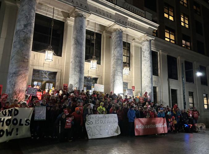 Educators, parents, students rally for increased education funding ...