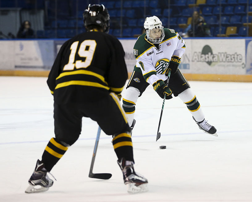 Top line pushes Seawolves hockey past AIC | UAF Nanooks | newsminer.com