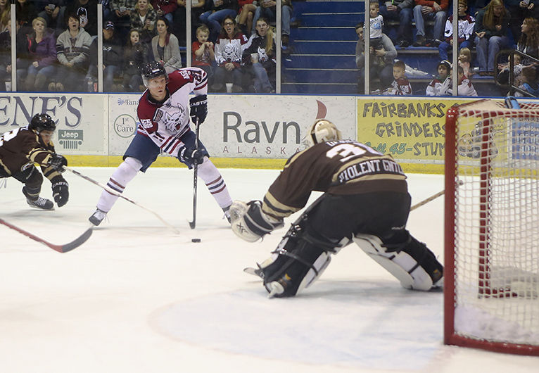 Ice Dogs bounce Brown Bears in series opener. | Ice Dogs | newsminer.com
