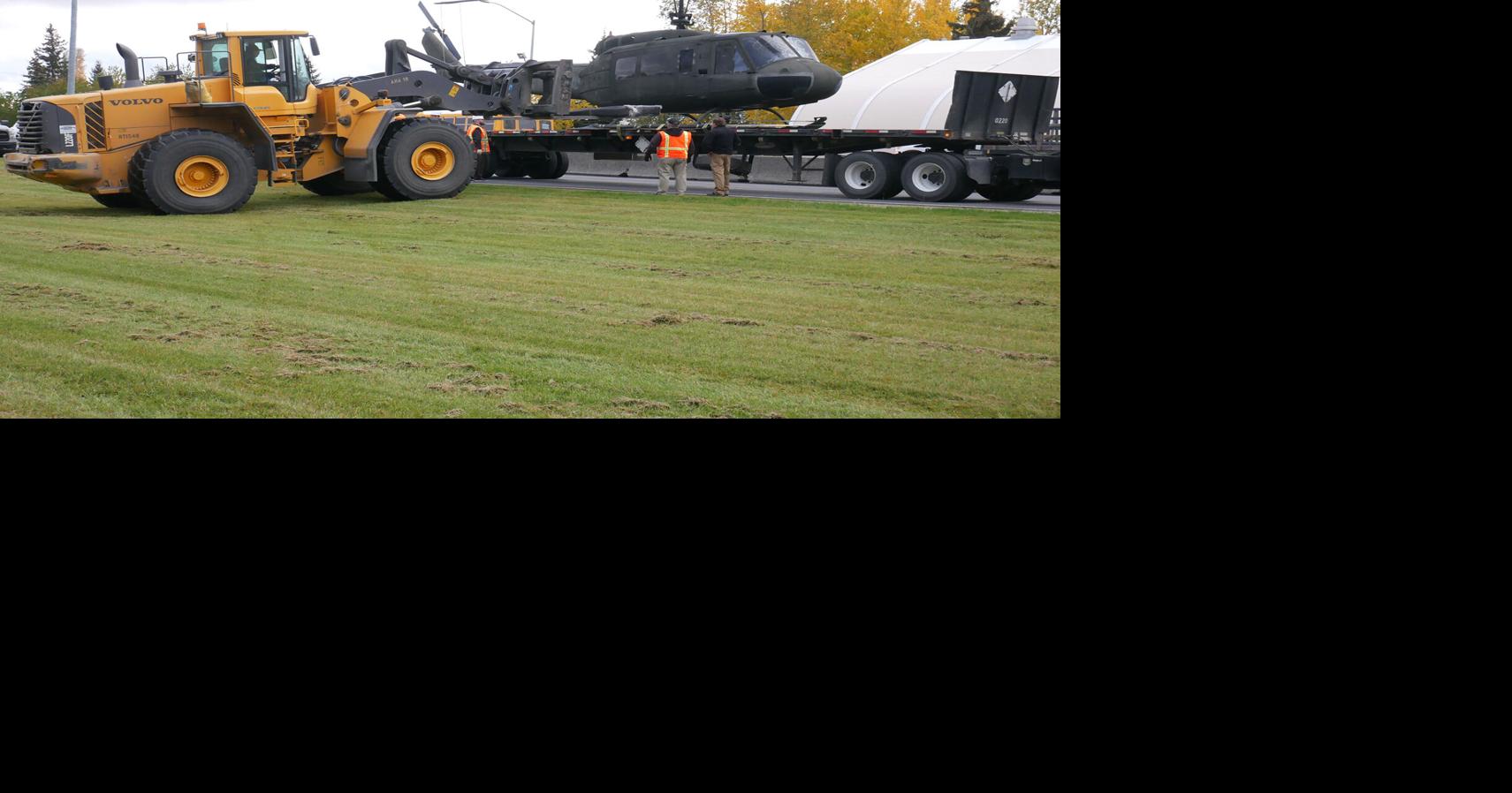 Vintage Huey returns to Fort Wainwright gate | Military | newsminer.com