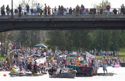 Red Green Regatta attracts the best of Fairbanks' slapdash raft work ...