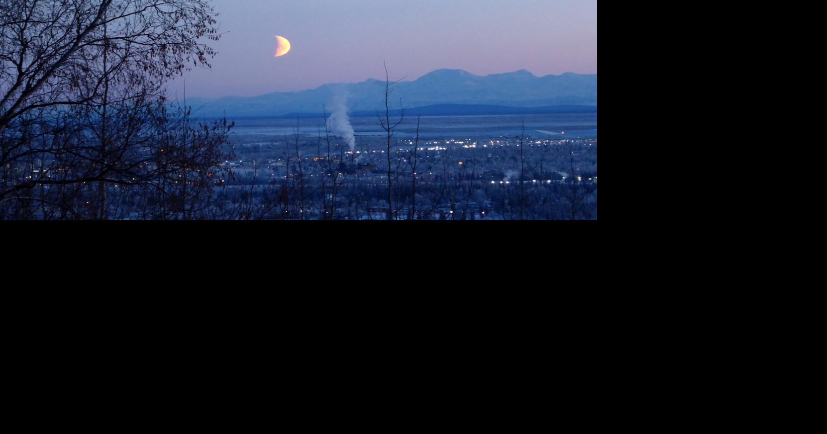 Moon over the Alaska Range | Our Town | newsminer.com