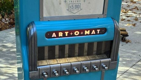 Automated art machine makes its way north. Meet the Art-o-mat ...