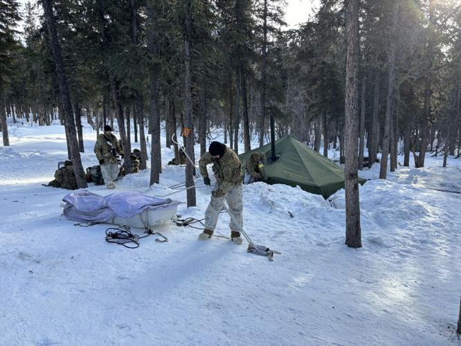 Military hosts cold weather survival training at Black Rapids ...