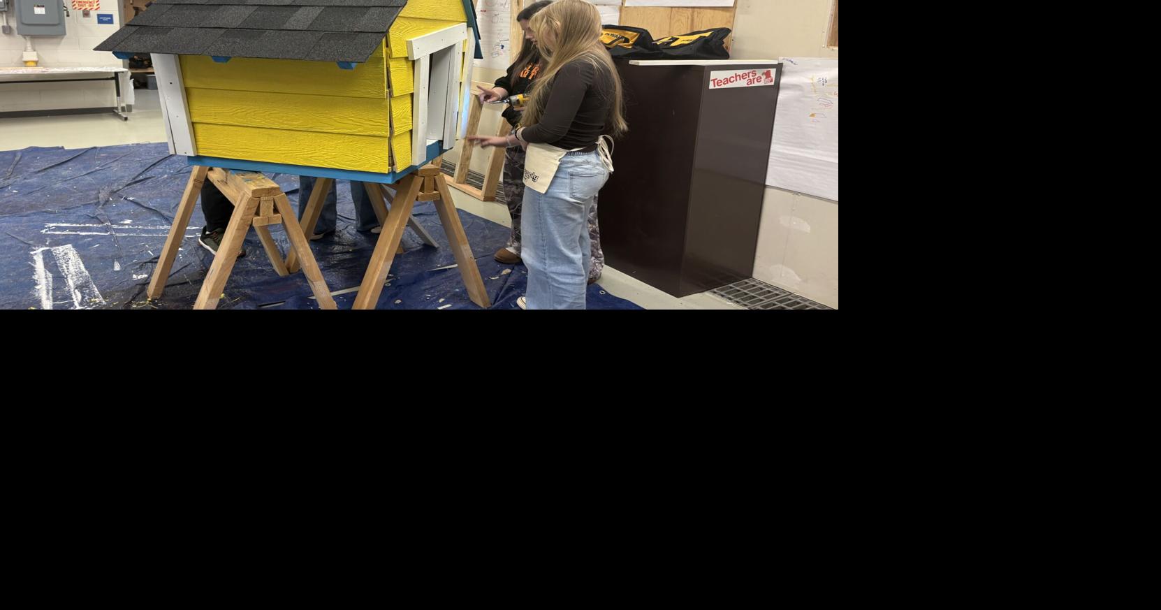 Doghouse project teaches students building skills, benefits schools ...