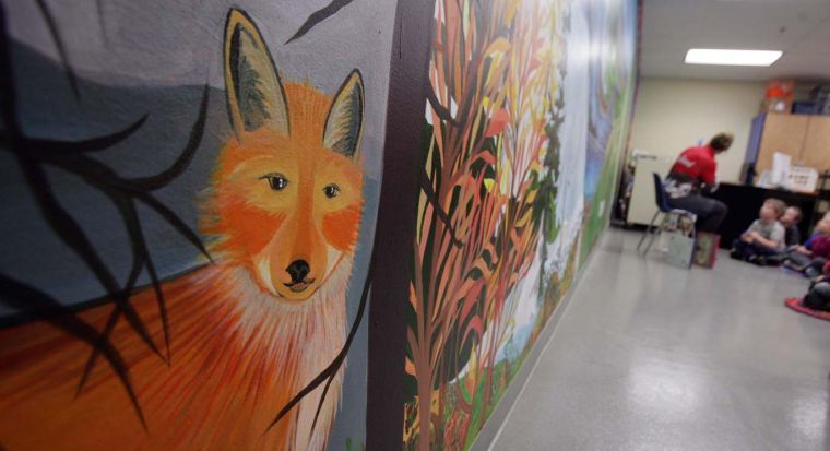 Watershed's interactive school mural uses apps to reveal information to ...