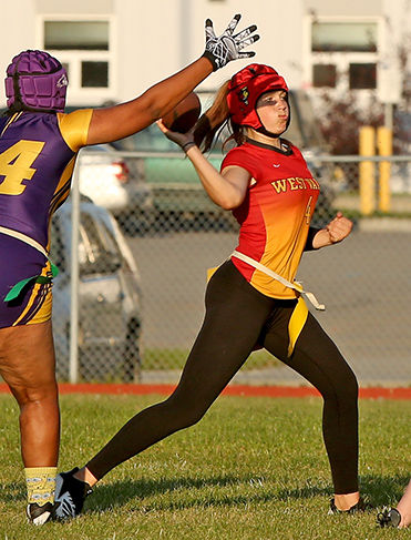 Long TD passes secure win for West Valley flag football over Lathrop ...