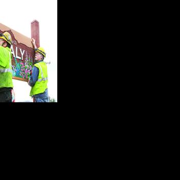 Long-awaited renovated ‘Welcome to Healy’ sign finally in place | Kris ...