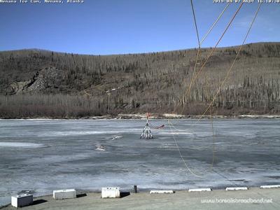 Nenana Ice Classic tripod standing strong | Local News | newsminer.com
