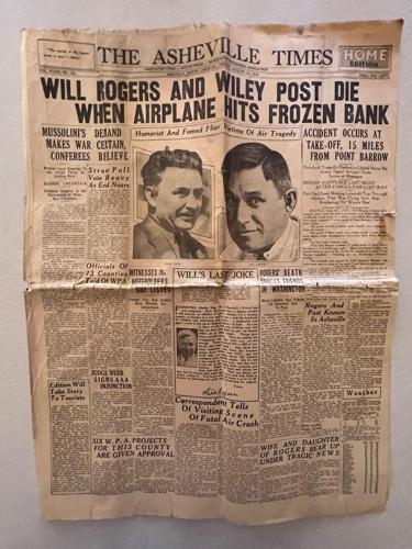 The day the laughter died: Humorist Will Rogers and aviator Wiley Post ...