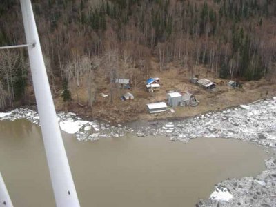 Ice jam pushes water levels up on Yukon River near Ruby | Alaska News ...