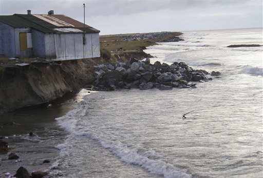 Residents of eroding Alaska village seek federal help | Alaska News ...