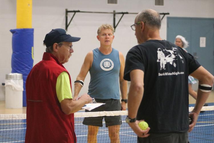 Pickleball serves as a popular option at Alaska International Senior ...