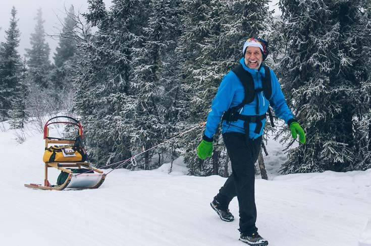 The romance and reality of kick-sledding the White Mountains 100 ...