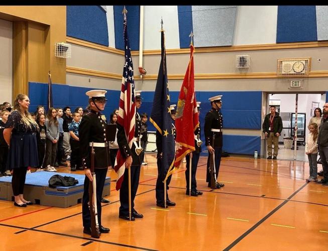 Barnette Middle School students lead Veterans Day celebration | Local ...