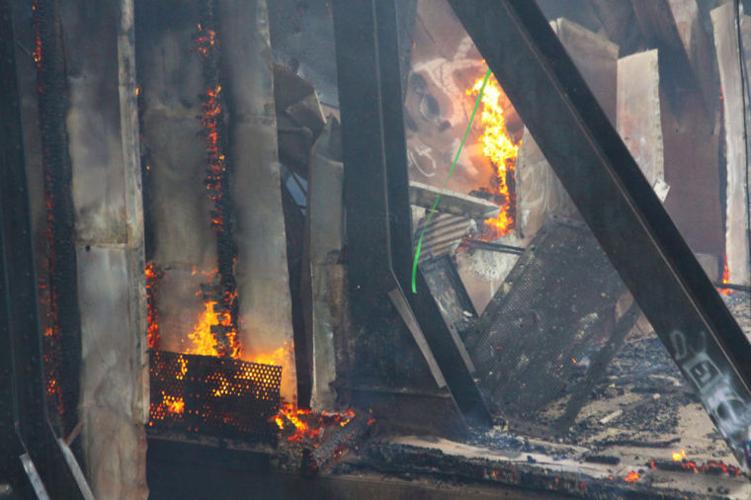Historic Gold Dredge No. 3 destroyed by fire; 2nd fire reported at Mile ...
