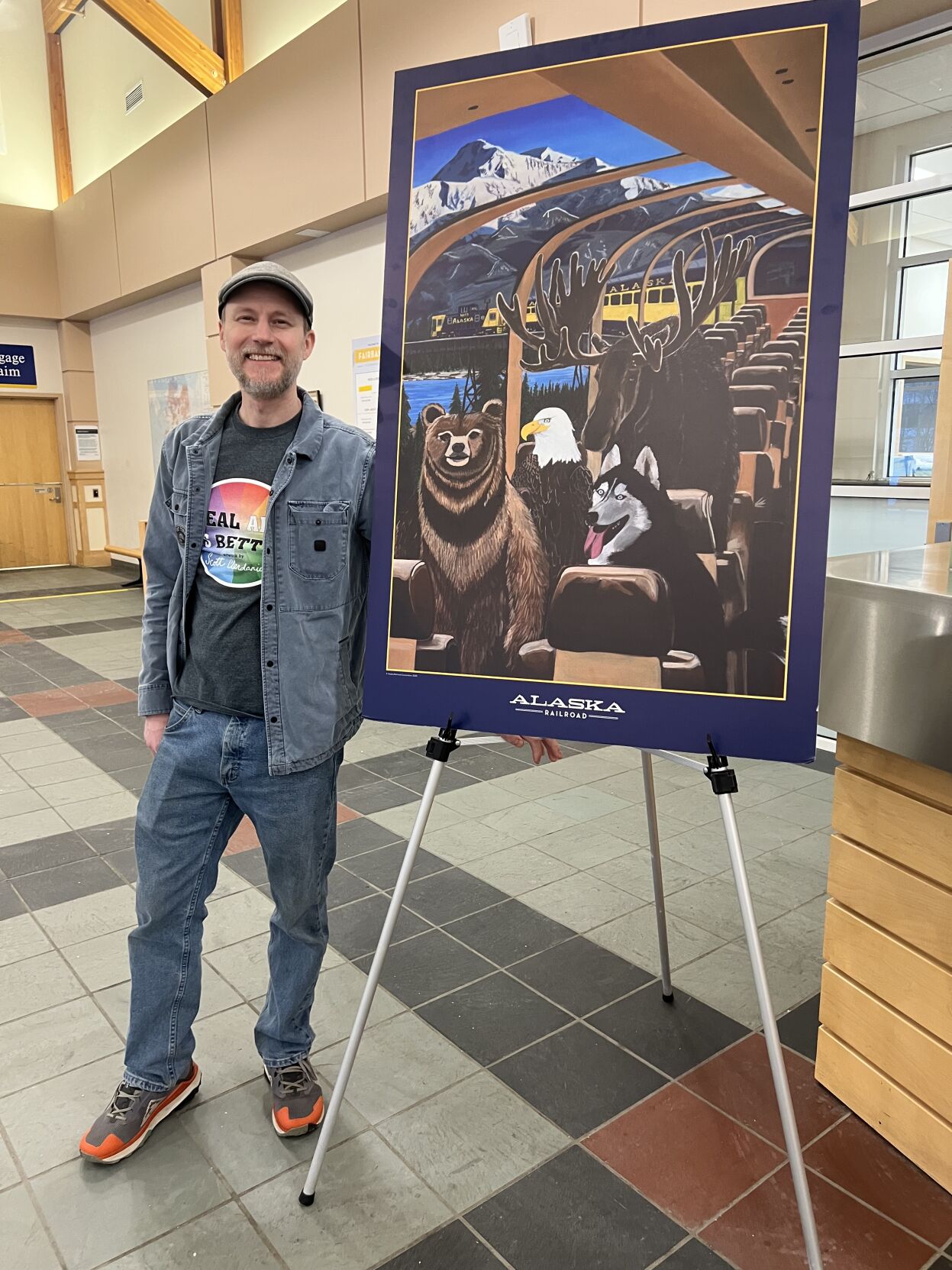 Collectors line up for 2025 Alaska Railroad art print/poster | Kris ...