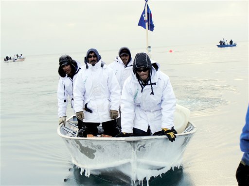 Alaska whalers approve new safety gear: white float coats | Alaska News ...