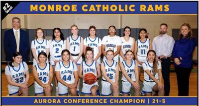 Monroe Catholic girls roll past Kardinals and into state 3A semifinals ...