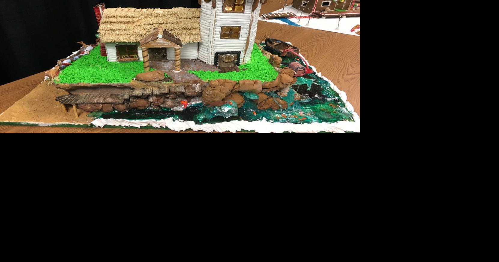 Elaborate dragon lighthouse takes top honor at gingerbread house ...