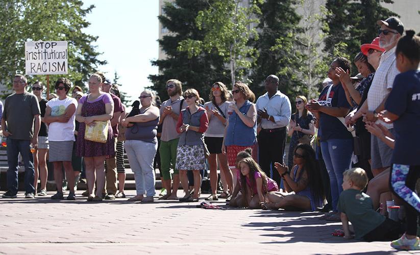 Crowd gathers in Fairbanks, calls for social justice | Alaska News ...