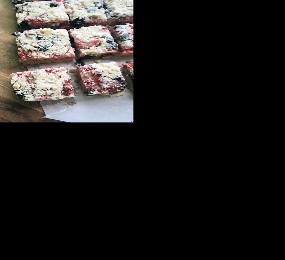 Summer berry bars with lemon glaze are easier than pie | Food ...