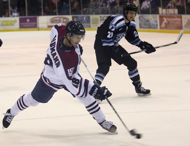 Chill crush Ice Dogs 6-1 in NAHL playoffs opener | Ice Dogs | newsminer.com