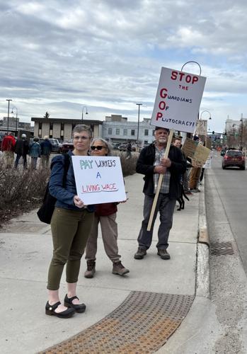 Labor groups rally on May Day | Local News | newsminer.com