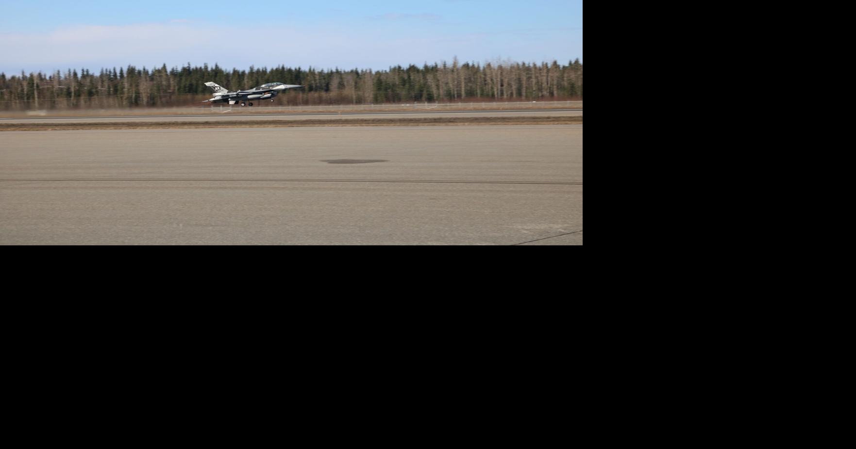 Eielson AFB F-16 experiences in-flight emergency, no injuries reported ...