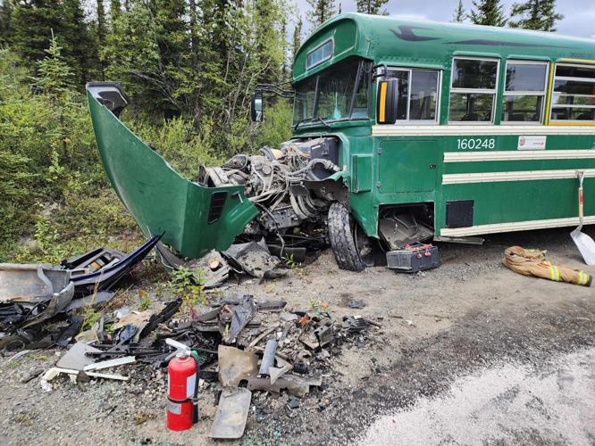 Denali Park Road bus/truck crash sends two people to hospital in ...