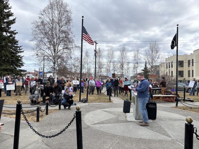 Labor groups rally on May Day | Local News | newsminer.com