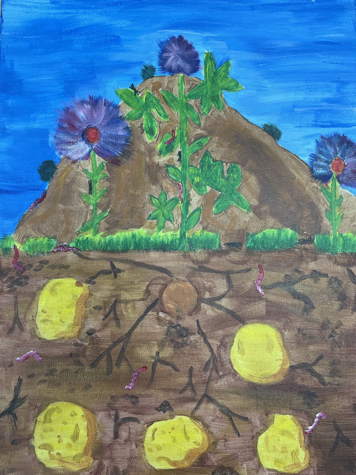 Painter Iris Sutton inspires young artists at youth facility | Kris ...