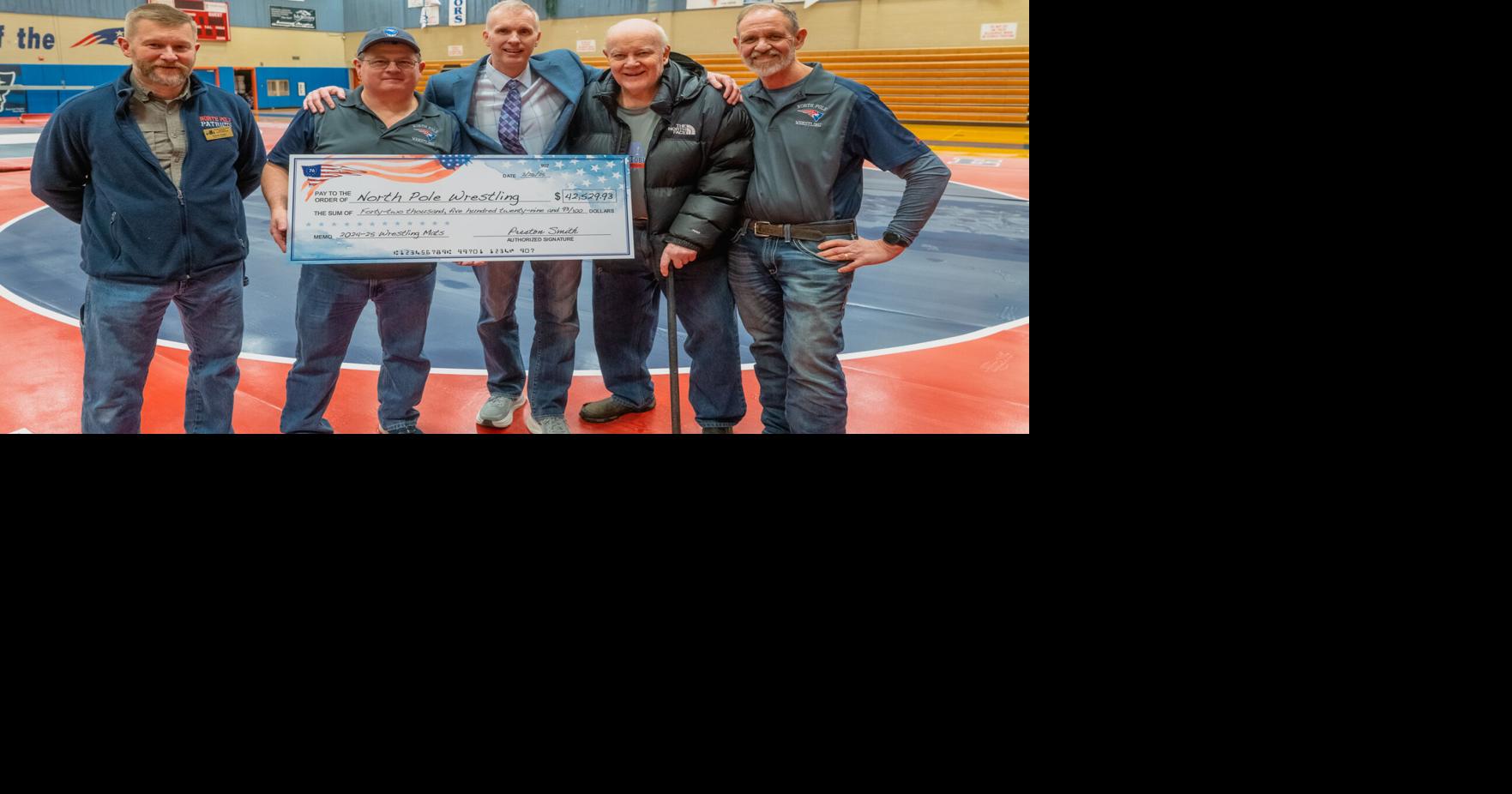 Former North Pole wrestler donates new mats for local program | Kris ...