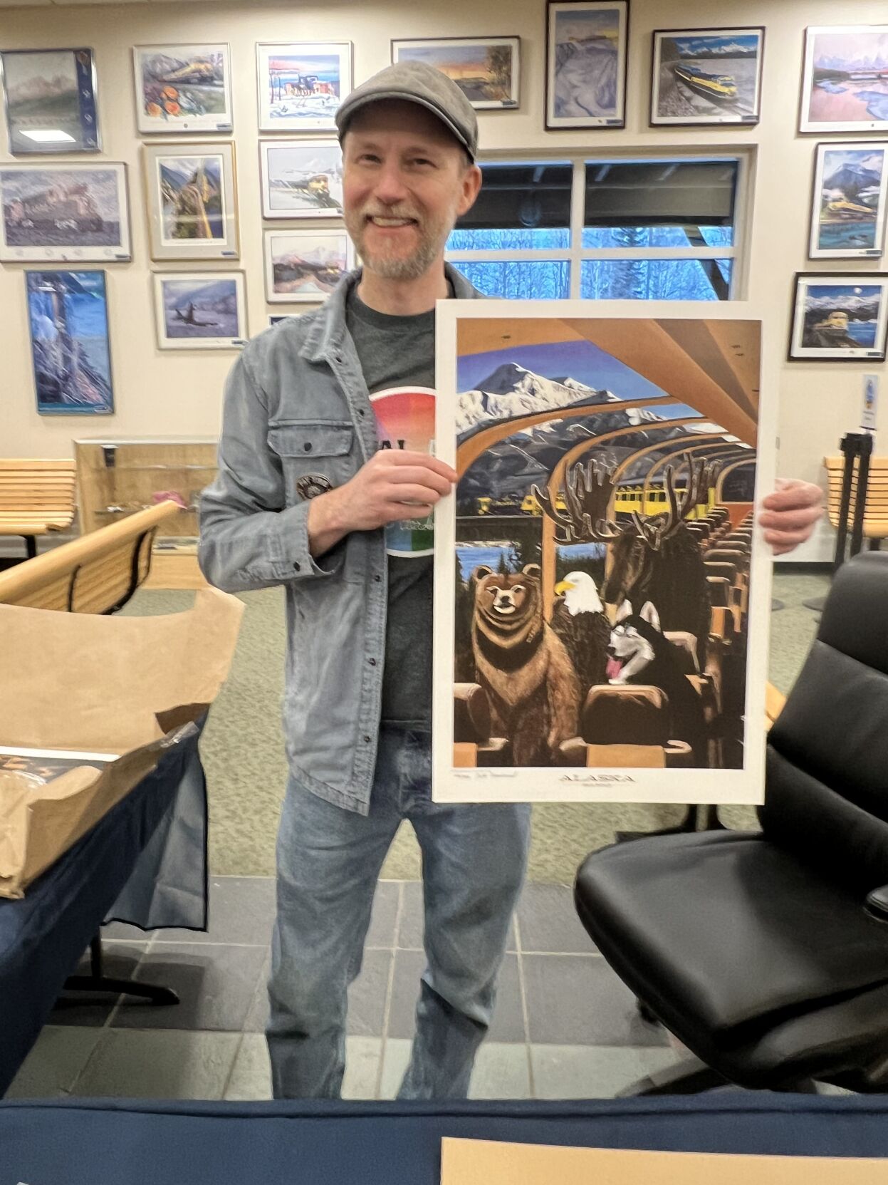 Collectors line up for 2025 Alaska Railroad art print/poster | Kris ...