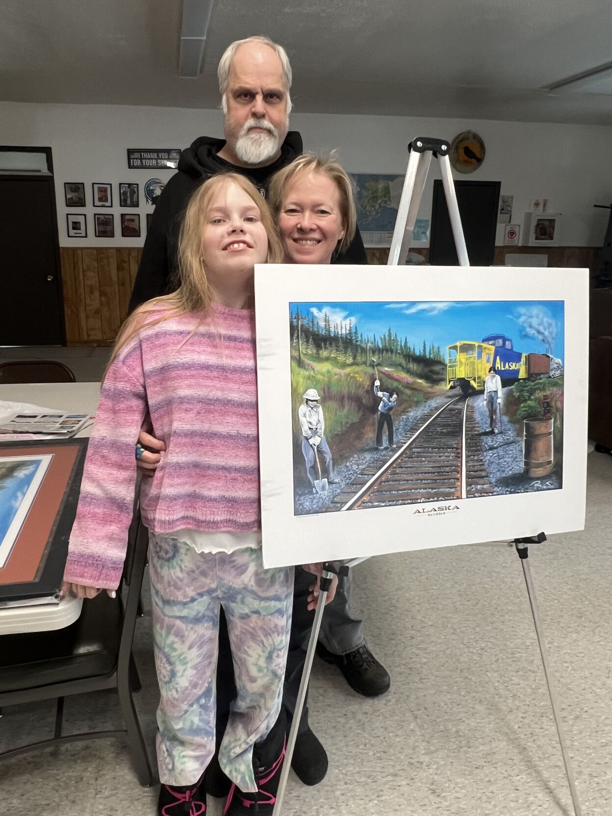 Alaska Railroad 2024 art print comes home to Cantwell | Kris Capps ...