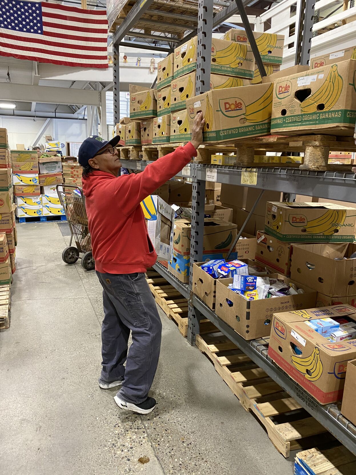 Dedicated volunteer: 'People at the Food Bank, they're my family now ...