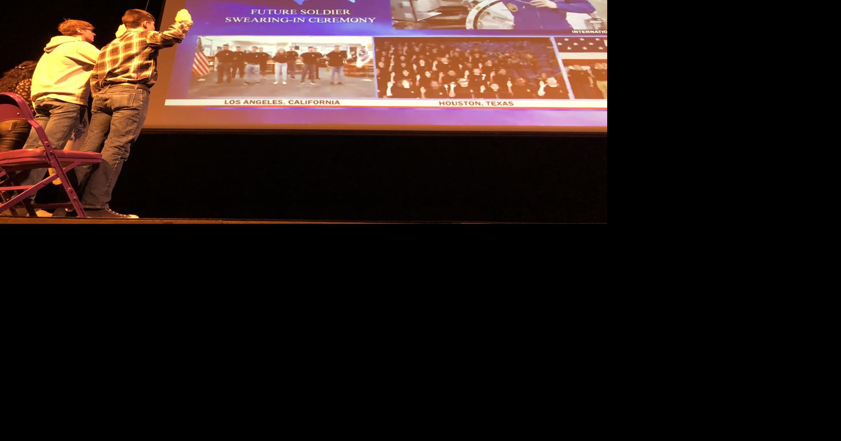 Students sworn into military; oath led by NASA astronaut from space ...