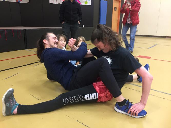 Eskimo Ninja Warrior Nick Hanson visits Interior schools | Our Town ...