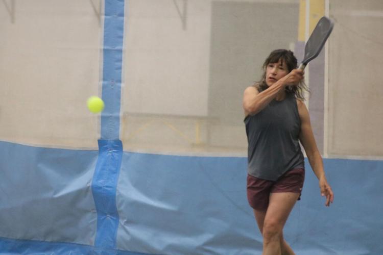 Pickleball serves as a popular option at Alaska International Senior ...