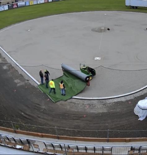 New turf installation underway at Growden Memorial Park | Local ...