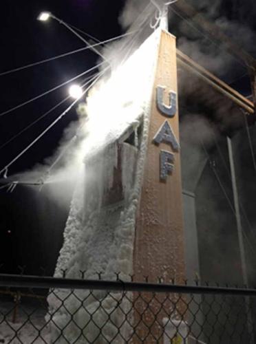 To go along with the ivory tower, UAF builds ice tower | | newsminer.com