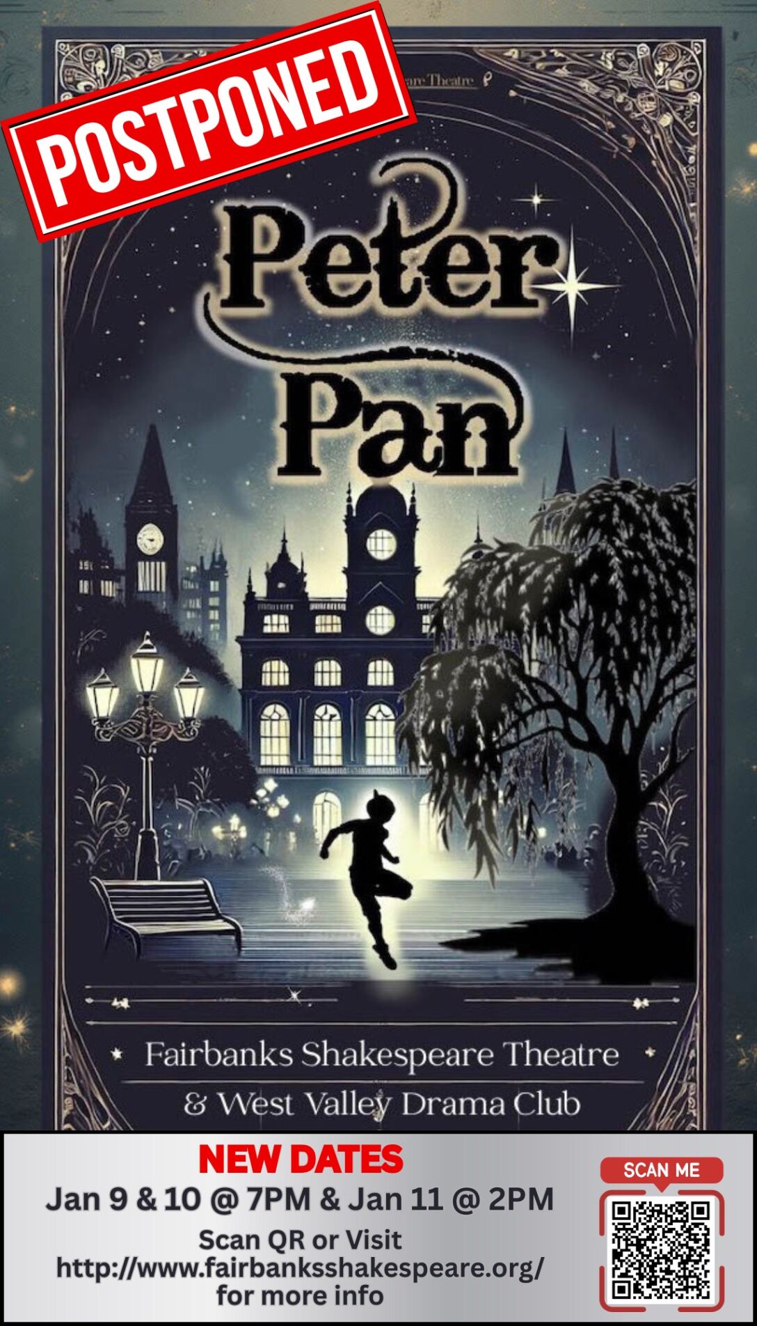 'Peter Pan' postpones final shows due to cold | Latitude 65 | newsminer.com